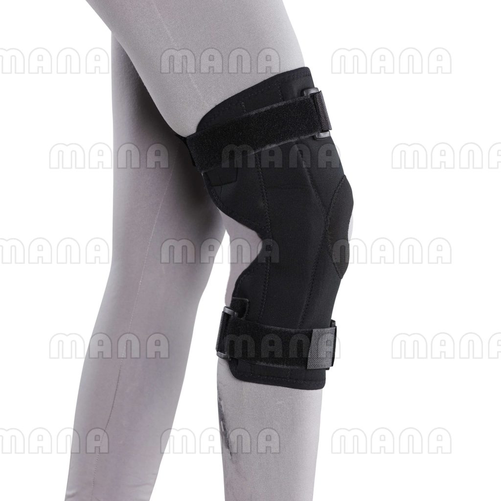 NEOPRENE SERIES – KNEE OPEN PATELLA WITH HINGES - Wahat Al Noor